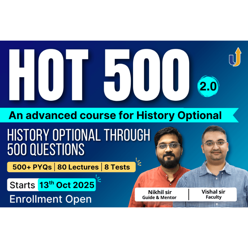 History Optional Through 500 Questions (HOT 500) | LevelUp IAS